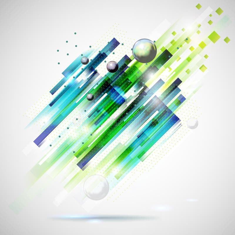 Abstract Technology Modern Geometric Spot Stock Vector - Illustration ...