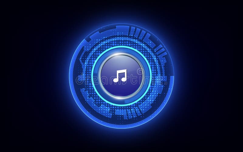 Technology Music Background Artificial Intelligence. Technology Web ...