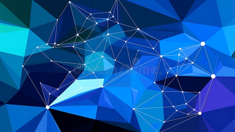 Abstract Technology Particles Mesh Background, it, Technology ...