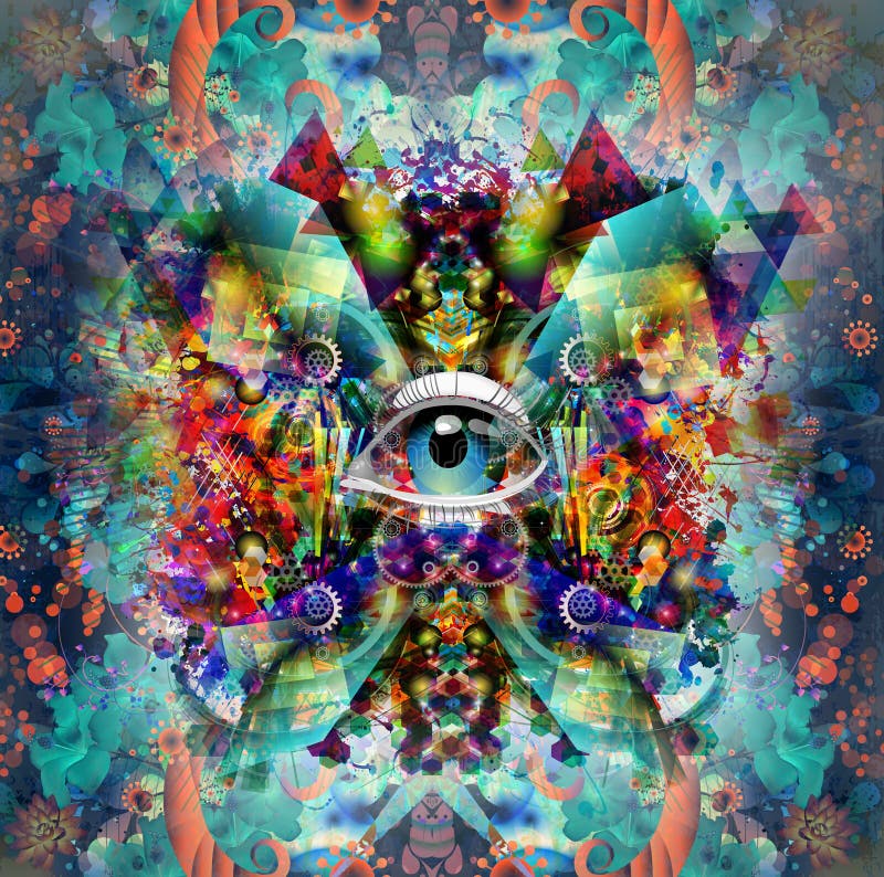 Abstract Technology Pattern Illustration Stock Illustration ...