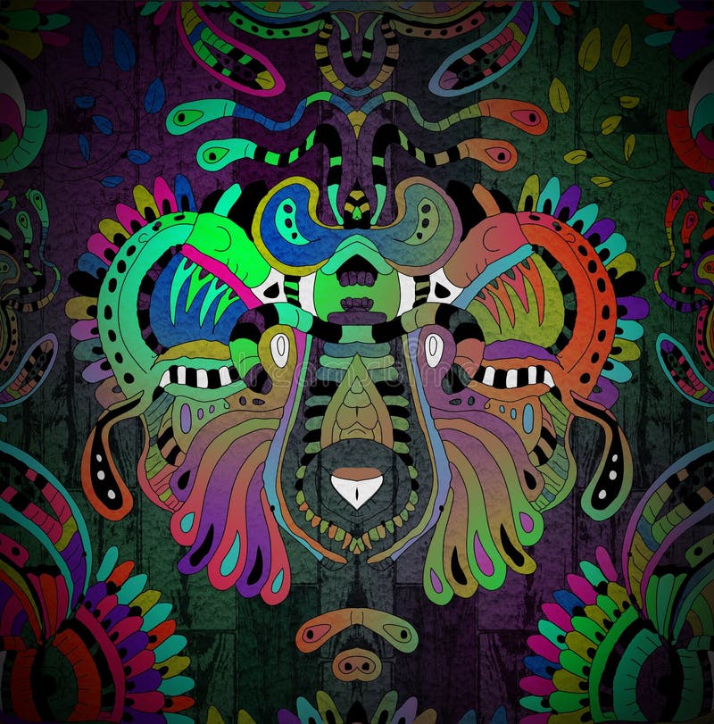 Abstract Technology Pattern Illustration Stock Illustration ...