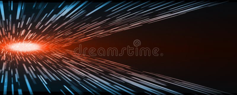 Abstract Technology Perspective Rectangle Movement Warp Speed with ...