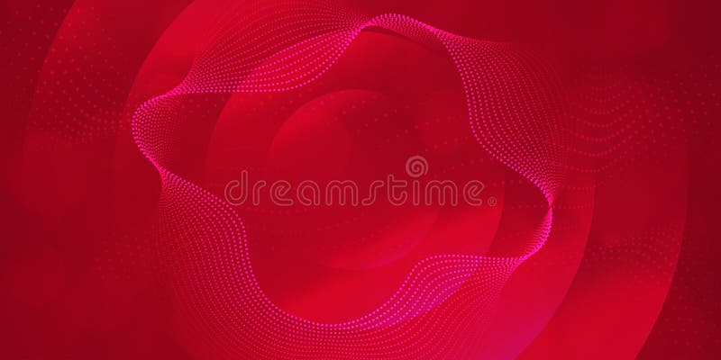 Digital Technology Futuristic Internet Network Connection Red ...