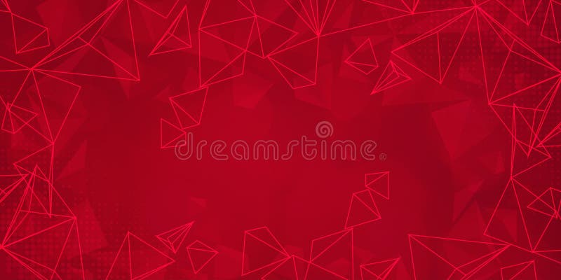 Digital Technology Futuristic Internet Network Connection Red ...