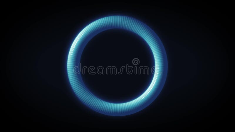 Abstract Technology Ring Rotation Loop Animation Stock Footage - Video ...