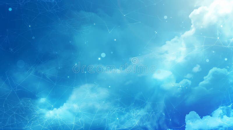 Abstract Technology Sky Background Stock Photo - Image of network ...