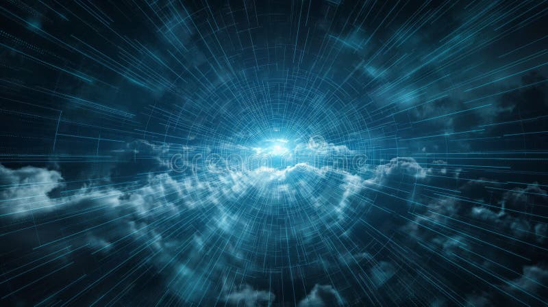 Abstract Technology Sky stock image. Image of future - 321700161