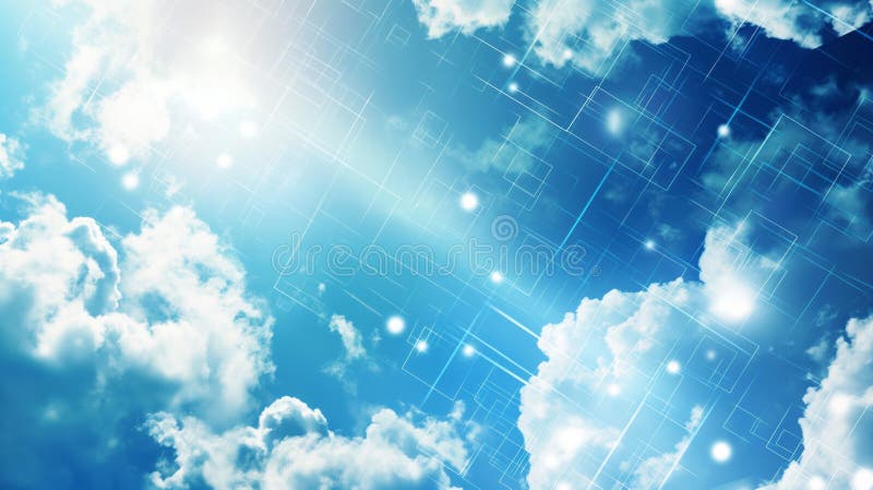 Abstract Technology Sky stock photo. Image of futuristic - 321699142