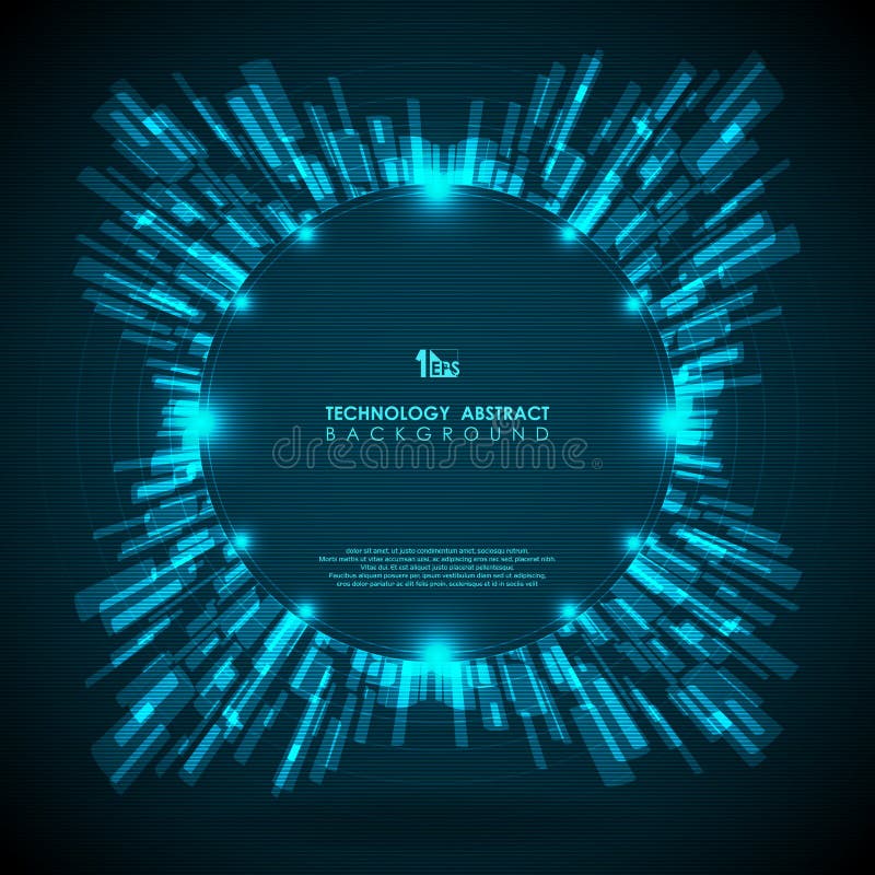 Abstract Technology of Stripe Line Geometric with Glitters Background ...