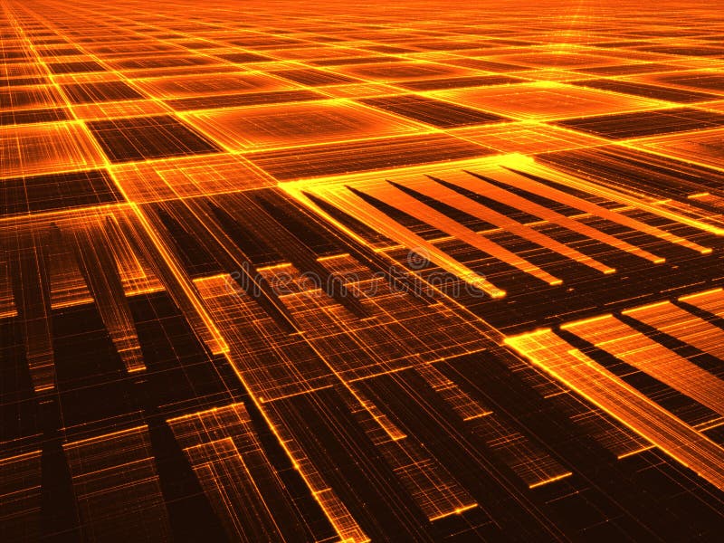 Abstract Technology Style Background - Digitally Generated 3d ...