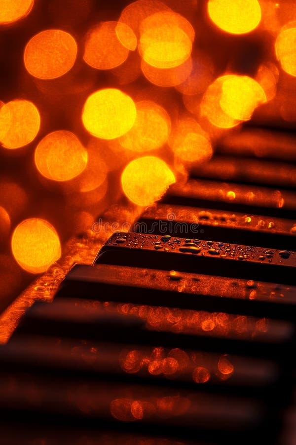 Abstract Technology Texture Rows of Dark, Shiny Metal with Reflective ...