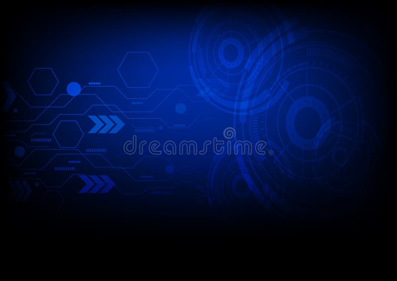 Abstract Technology Theme Vector Illustrator Stock Vector ...
