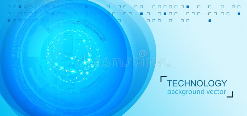 Abstract Technology Vector Background.for Business, Science, Technology ...