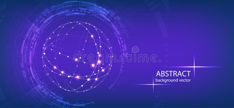 Abstract Technology Vector Background.for Business, Science, Technology ...