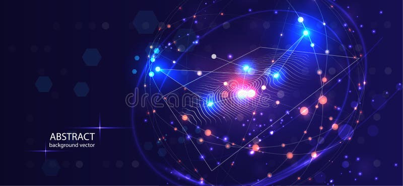 Abstract Technology Vector Background.for Business, Science, Technology ...