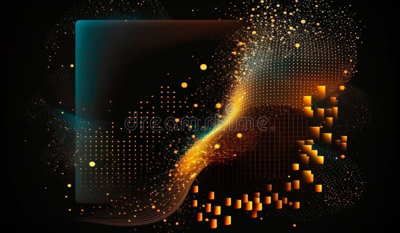 Abstract Techonology Background Stock Illustration - Illustration of ...