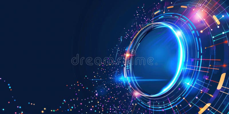 Abstract Telecom Technology Ultimate Connect Background. Generative AI ...