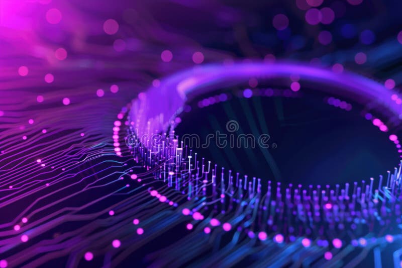 Abstract Telecom Technology Ultimate Connect Background. Generative AI ...