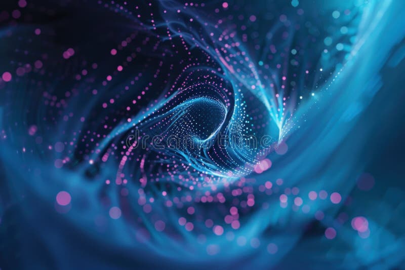 Abstract Telecom Technology Ultimate Connect Background. Generative AI ...