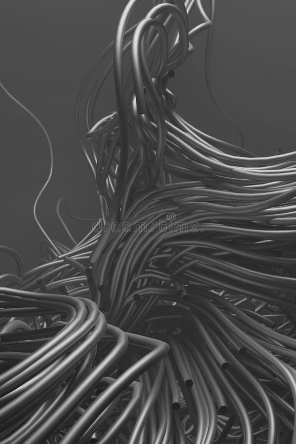 Abstract Telecommunication and Connectivity Fiber Background Stock ...