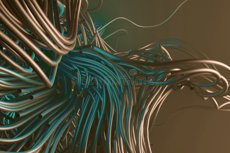 Abstract Telecommunication and Connectivity Fiber Background Stock ...