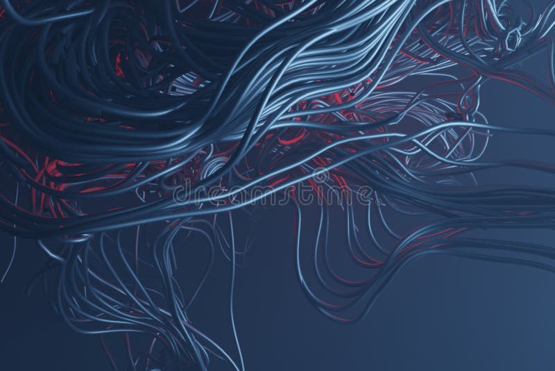 Abstract Telecommunication and Connectivity Fiber Background Stock ...