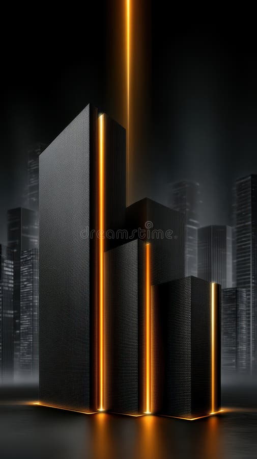 Abstract Teleportation Beam Multiple Glowing Lase Stock Illustration ...