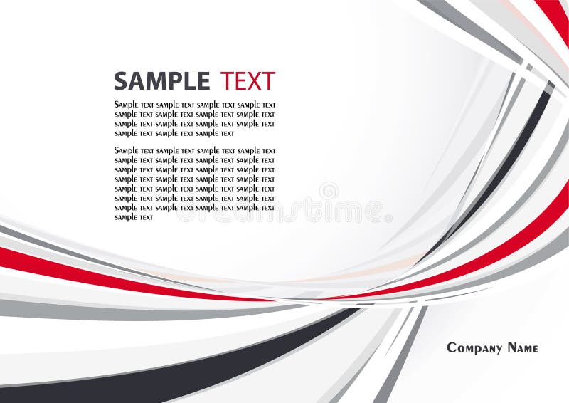 Abstract template stock vector. Illustration of smooth - 10411687