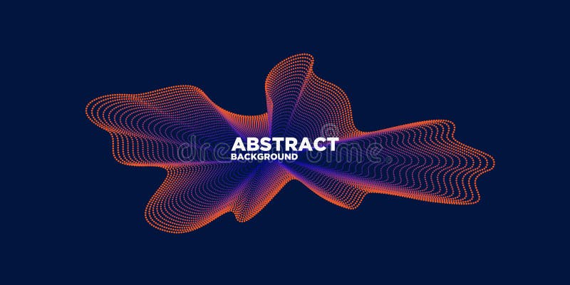 Abstract Template Background with Wave Design. Stock Vector ...