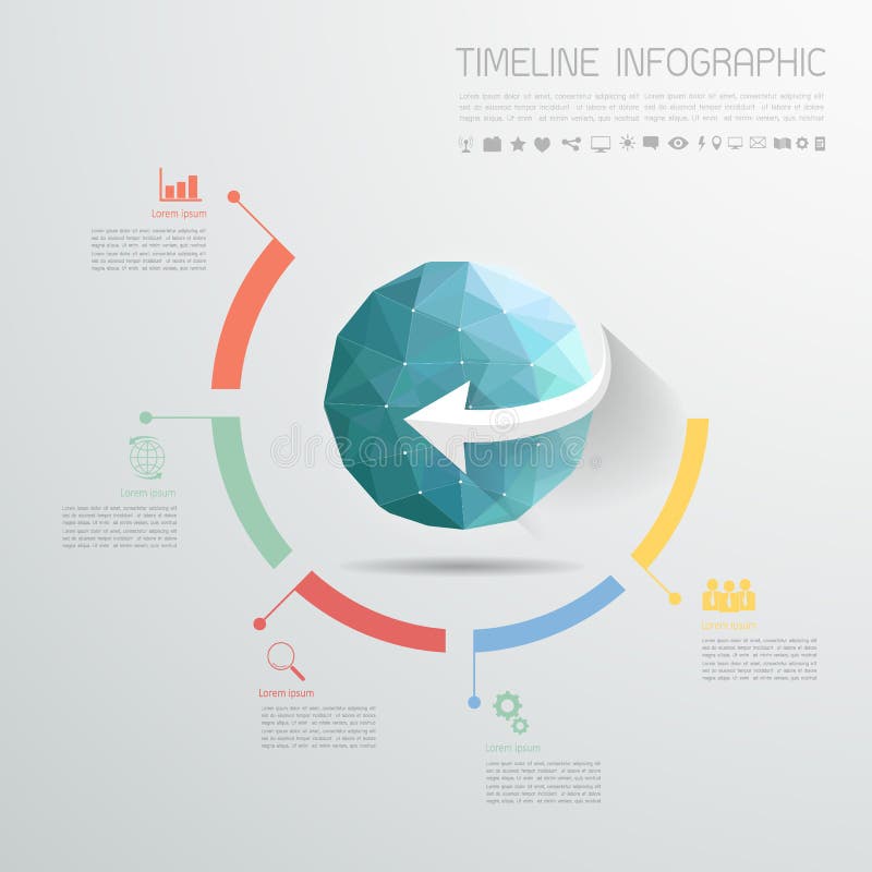 Abstract Template. Can Be Used for Workflow Layout, Banner Stock Vector ...