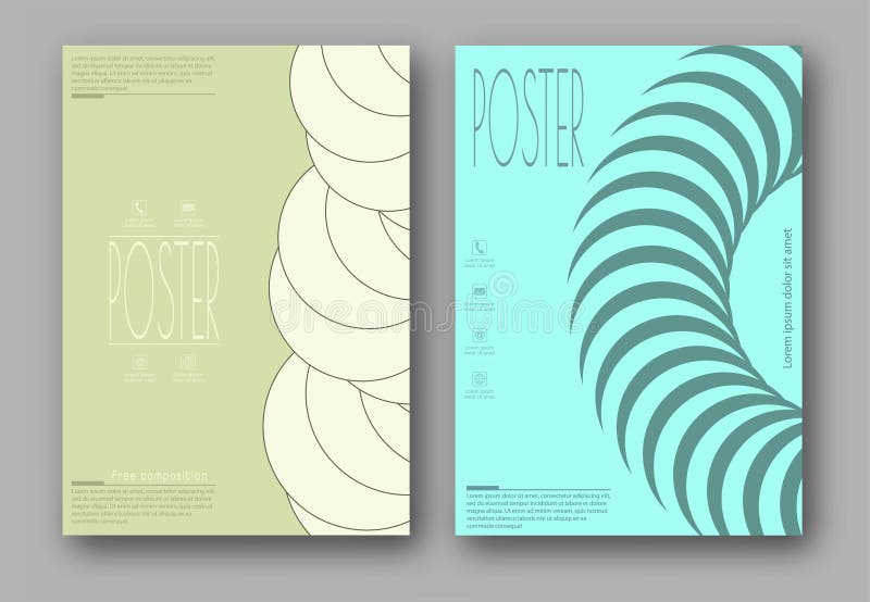 Abstract Template for the Cover, Interior, Banners, Posters, Flyers ...