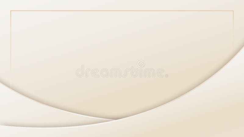 Abstract Template 3D Elegant White Curved Shape with Decoration Frame ...