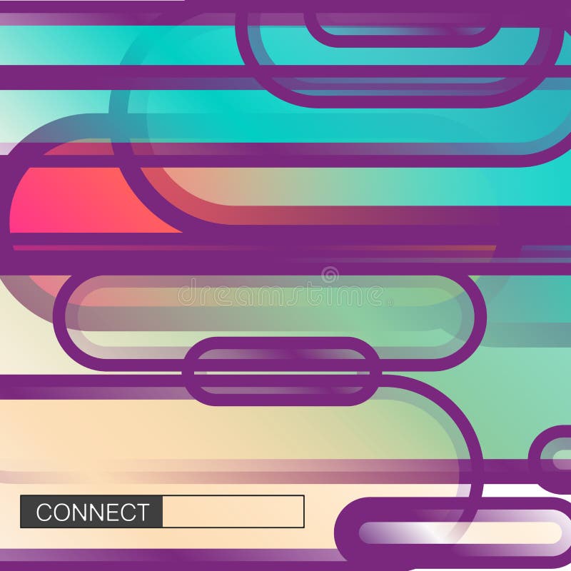 Abstract Template Design Background, Simple Geometric Shapes on White ...