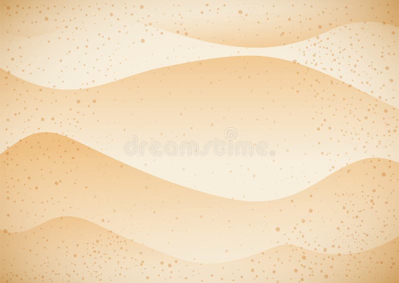 Abstract Template Design Like Dunes and Sand, Vector Illustration Stock ...