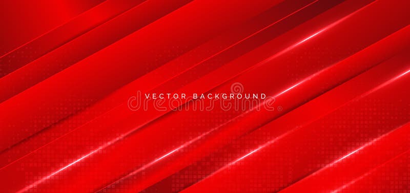 Abstract Template Red Stripes with Red Neon Light Decor Square Pattern ...
