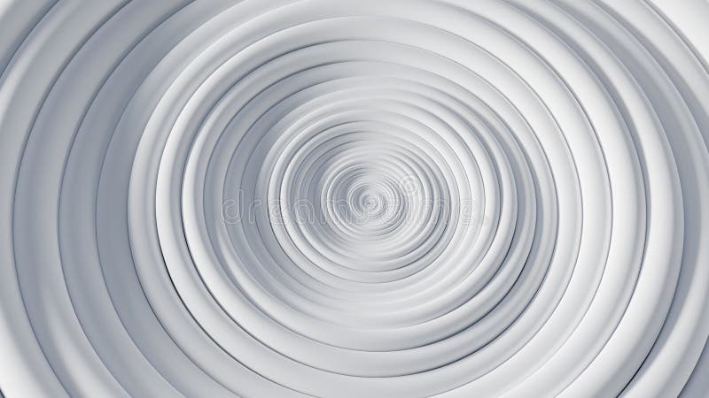 Abstract Template of White Circular Waves Stock Illustration ...