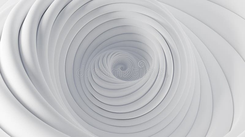Abstract Template of White Circular Waves Stock Illustration ...