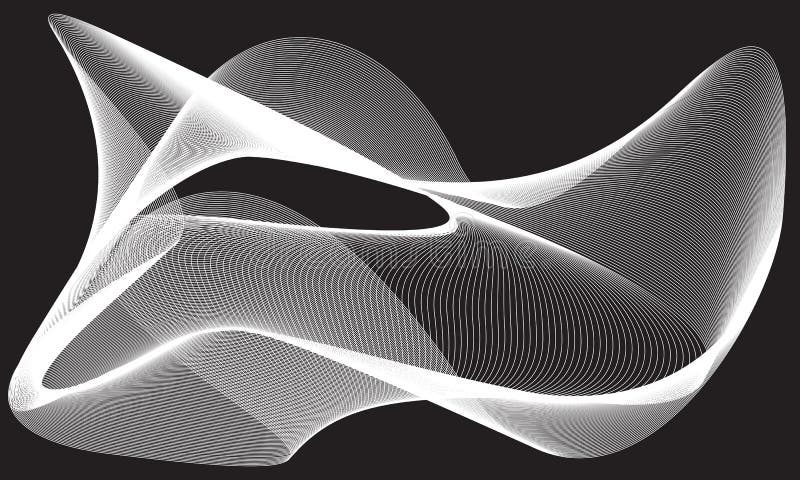 Abstract Templates with Curved Lines Stock Vector - Illustration of ...