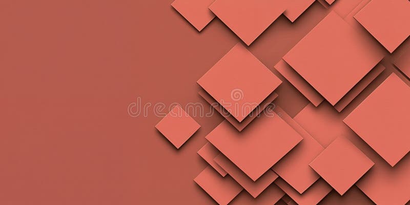 Abstract Terracotta Square Pattern Background Design Stock Illustration ...