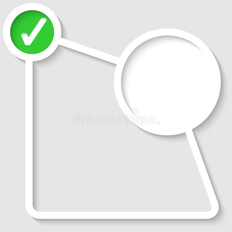 Abstract text box stock vector. Illustration of symbol - 34253393