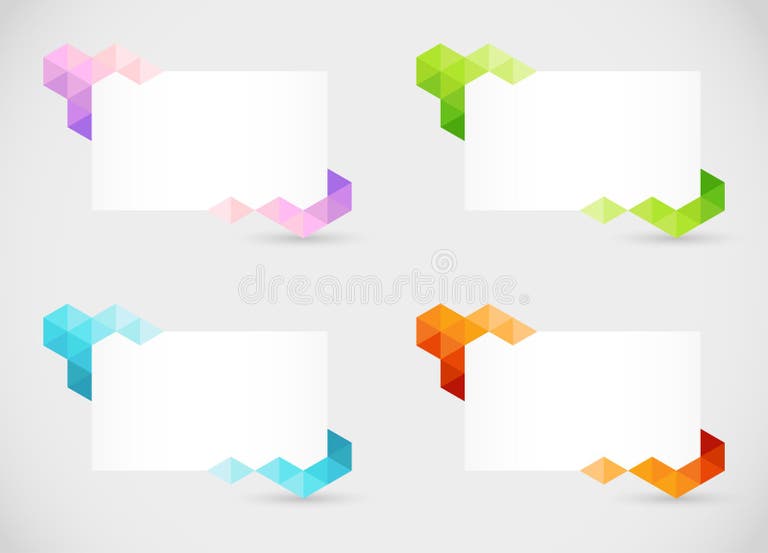 Abstract Text Boxes 2 stock vector. Illustration of infographic - 53318764
