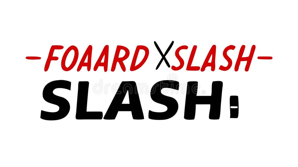 Abstract Text .FOAARD XSLASH. SLASH: Graphic, Vector Design Generative ...