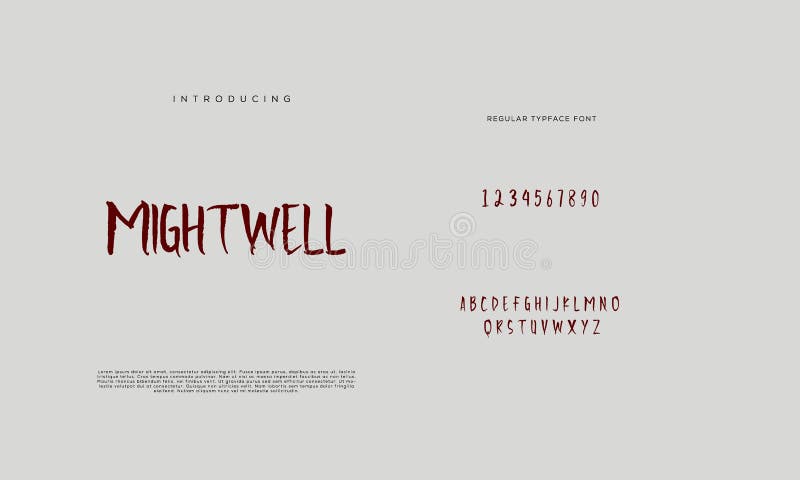 Abstract Font Alphabet. Minimal Modern Urban Fonts for Logo, Brand Etc ...