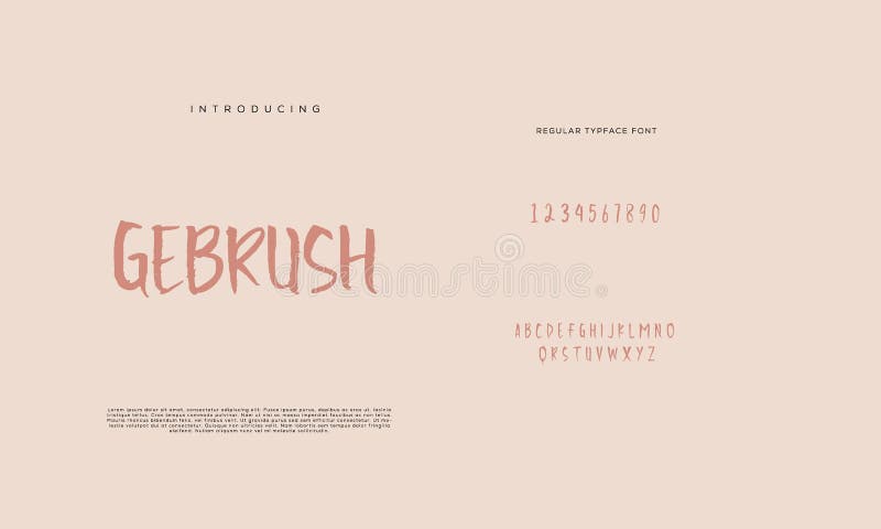 Abstract Font Alphabet. Minimal Modern Urban Fonts for Logo, Brand Etc ...