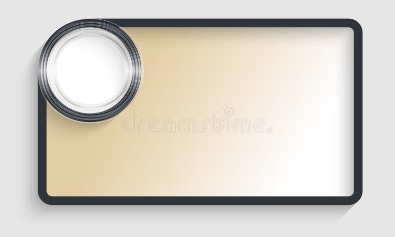 Abstract text frame stock vector. Illustration of message - 34254158