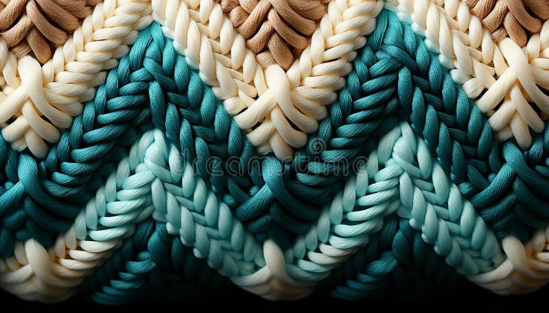 Abstract Textile Design Knitting Wool, Woven Thread, Multi Colored ...