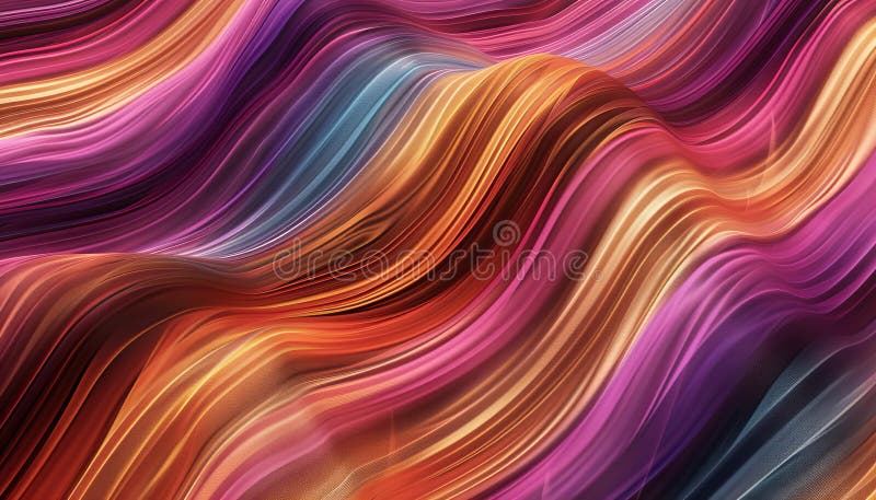 Abstract Textile Design in Multi Colored Stripes, Modern and Elegant ...