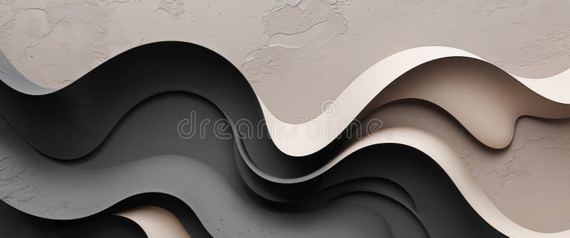 Abstract Texture Background with Dark Grey and Light Brown Curved ...