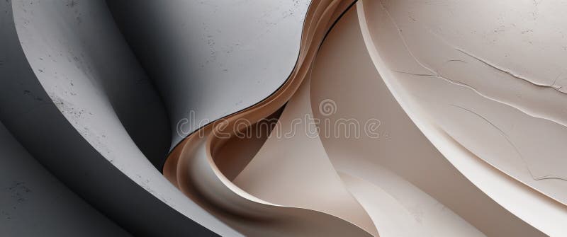 Abstract Texture Background with Dark Grey and Light Brown Curved ...