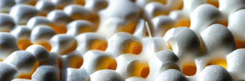 Abstract Texture Background Made of Polystyrene Plastic Compound. White ...